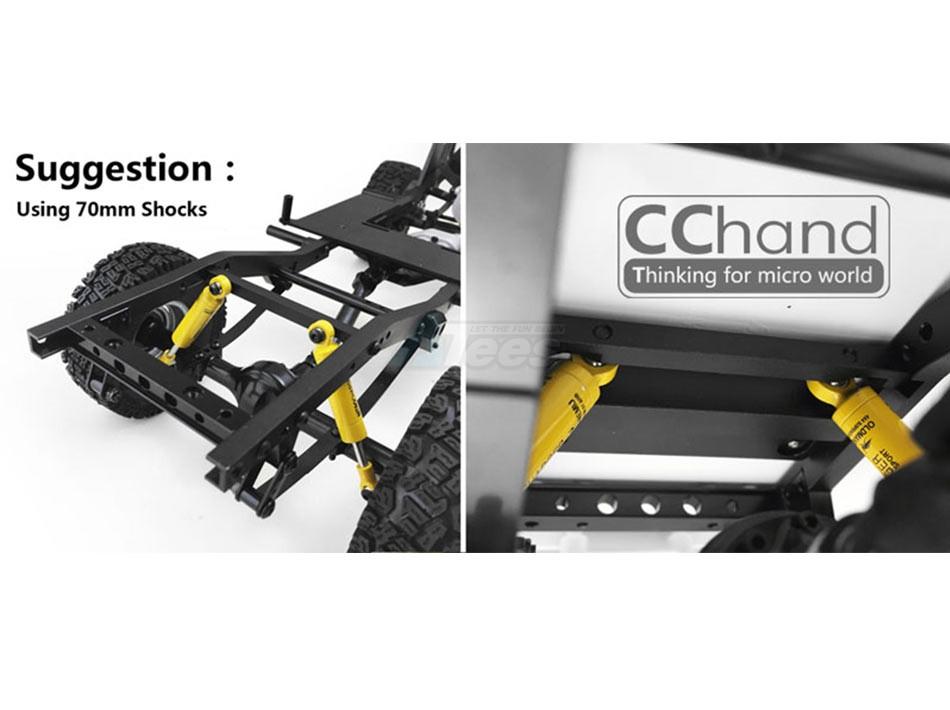 CChand Rear Shocks Mount (For TF2 + LC70 Body) CC/D-A003