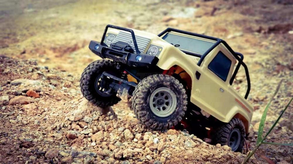 Hobby Plus CR24 1/24 Scale Crawler D90 Pickup CR-24 ARTR Yellow HBPLUS ...
