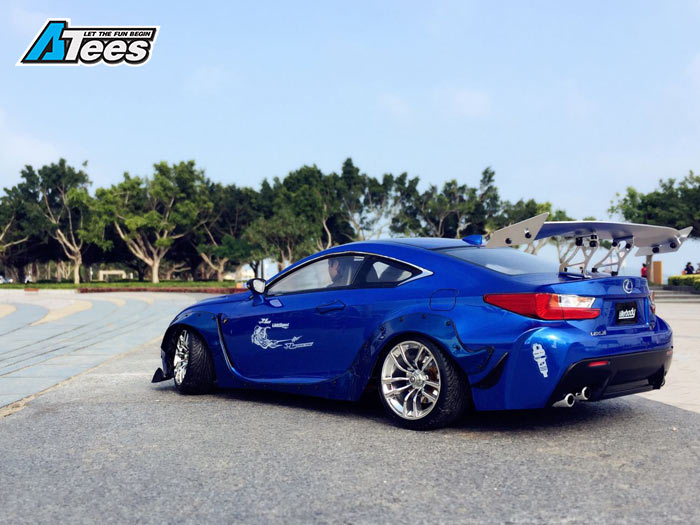 Killerbody Lexas RC F 1/10 Lexan Wide Body Kit & LED Light Unit ...