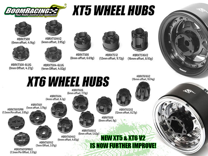 Boom Racing ProBuild XT6 and XT5 V2 Alum Wheel Hubs - AsiaTees.com