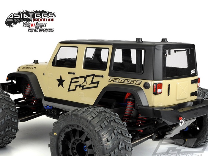 Pro-Line Jeep Wrangler Unlimited Rubicon Clear Body - AsiaTees.com