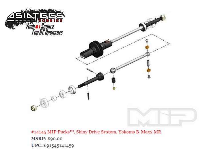 MIP Pucks Drive Syste For Yokomo B-Max2 MR - AsiaTees.com